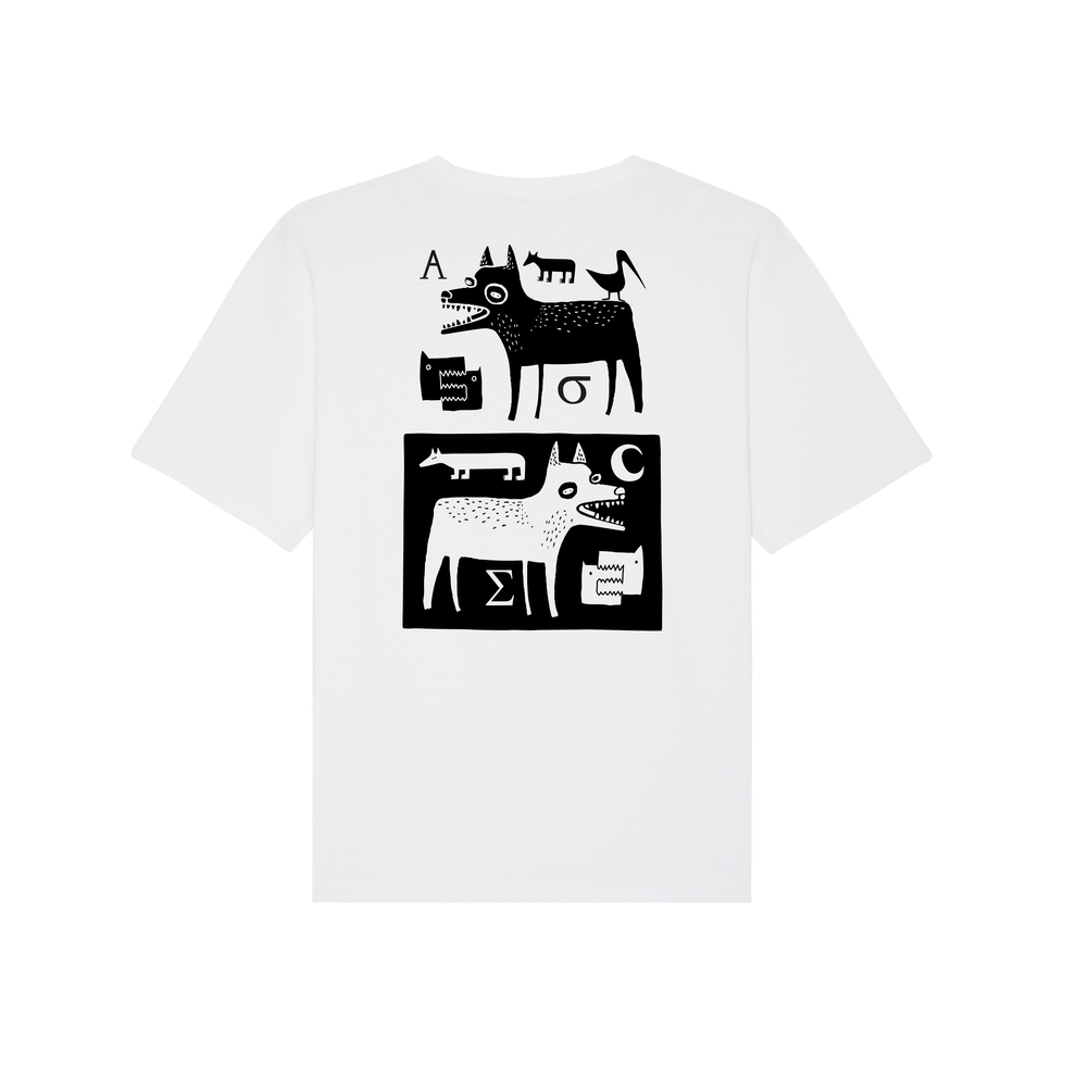 WOLFPACK TEE WHITE – Flight of the Beast